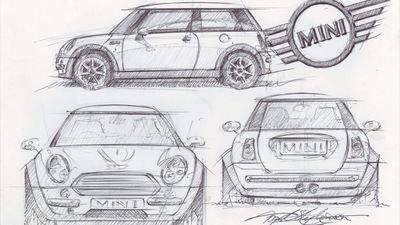 Buy these sketches from McLaren P1 and modern Mini designer Frank ...
