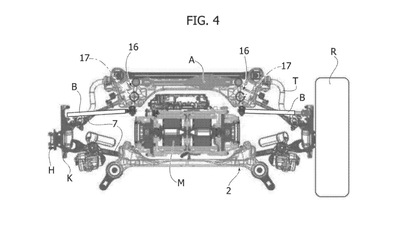 Stellantis patents rear-wheel-steering system