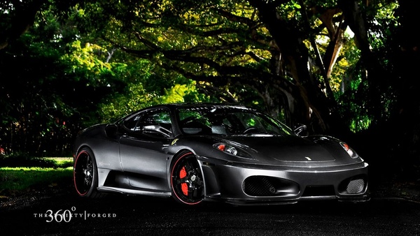 Ferrari F430 carbon wheel package by Miami’s 360 Forged