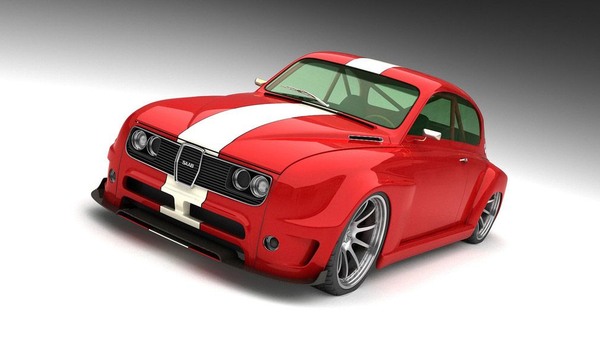 Rendered: 2010 Saab Custom 1968 Envisaged By Vizualtech