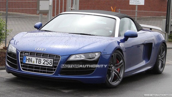 Audi R8 GT Spyder Spy Shots