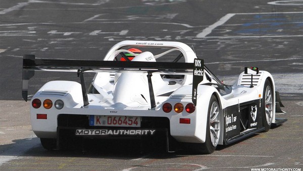 e-Wolf Alpha 1 SRF Electric Track Car Spy Shots