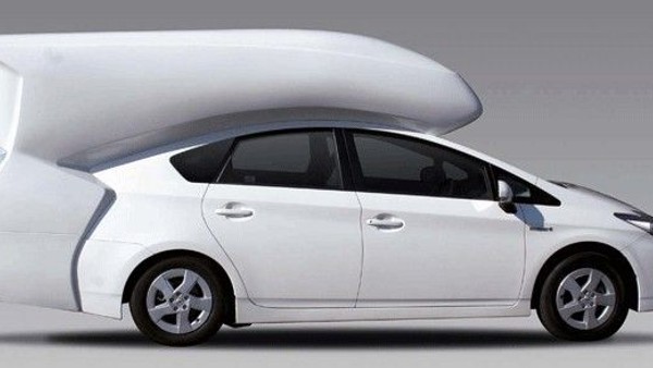 Take One Toyota Prius, Make Less Aerodynamic, Sleep In It