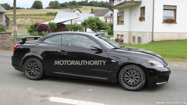 2014 Lexus IS F Convertible Spy Shots