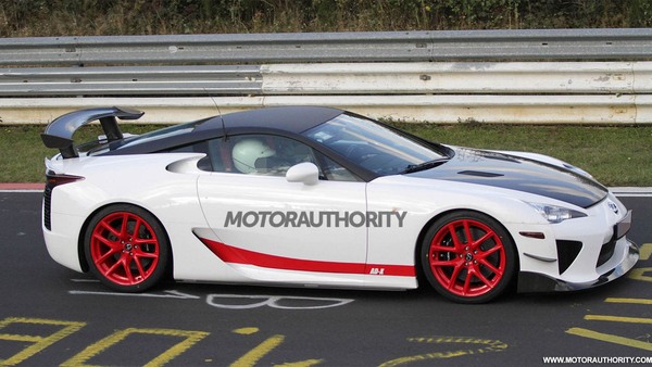 Another Wild Lexus LFA Prototype Spied At The Nürburgring