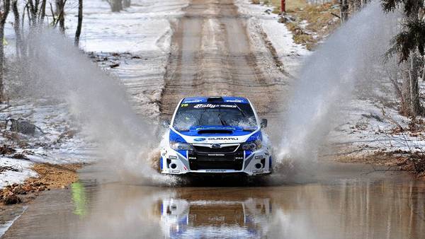 Subaru Rally Team USA Takes Win At 100 Acre Wood, Breaks Block's Streak