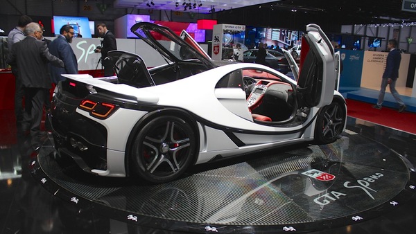 Spain’s GTA reveals new version of Spano V-10 supercar at 2015 Geneva ...