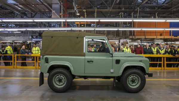 Land Rover Defender production at Solihull comes to an end