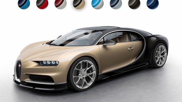 See the Bugatti Chiron in more colors thanks to configurator