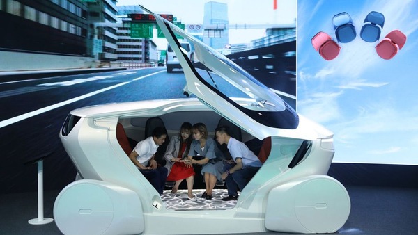 NEVS presents InMotion self-driving city car concept at 2017 CES Asia