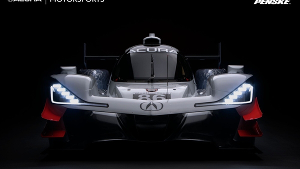 Acura ARX-05 prototype race car bows at The Quail