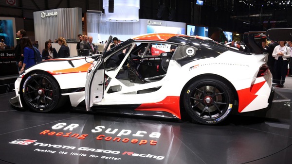 New Toyota Supra previewed by race car concept in Geneva