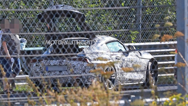 Toyota Supra prototype crashes while testing on the 'Ring