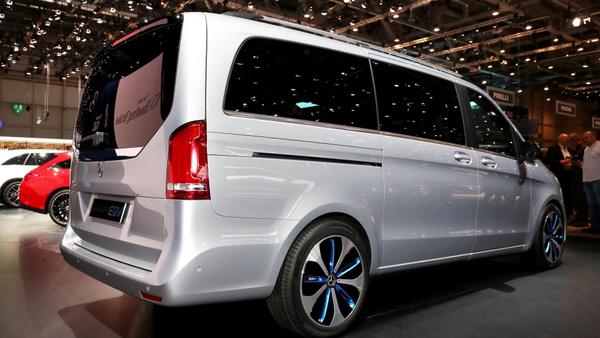 Mercedes Previews Electric V Class Van With Concept Eqv