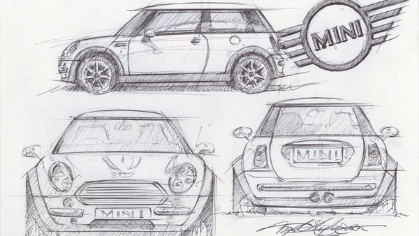 Buy these sketches from McLaren P1 and modern Mini designer Frank ...