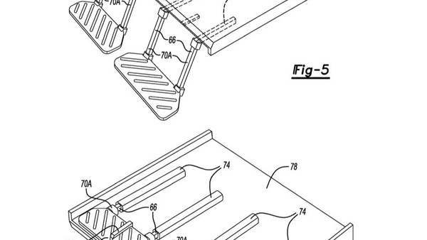 Ford working on extendable cargo bed with built-in steps, ramps