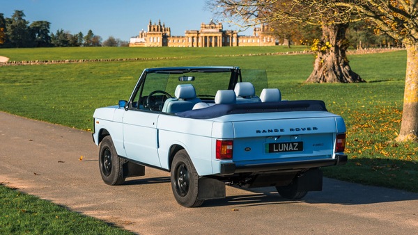 Range Rover Classic convertible given EV treatment by Lunaz