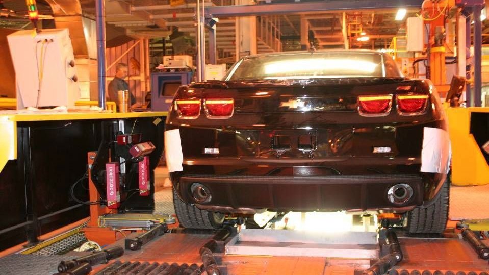 Pre-production Camaro assembly line photos released by GM